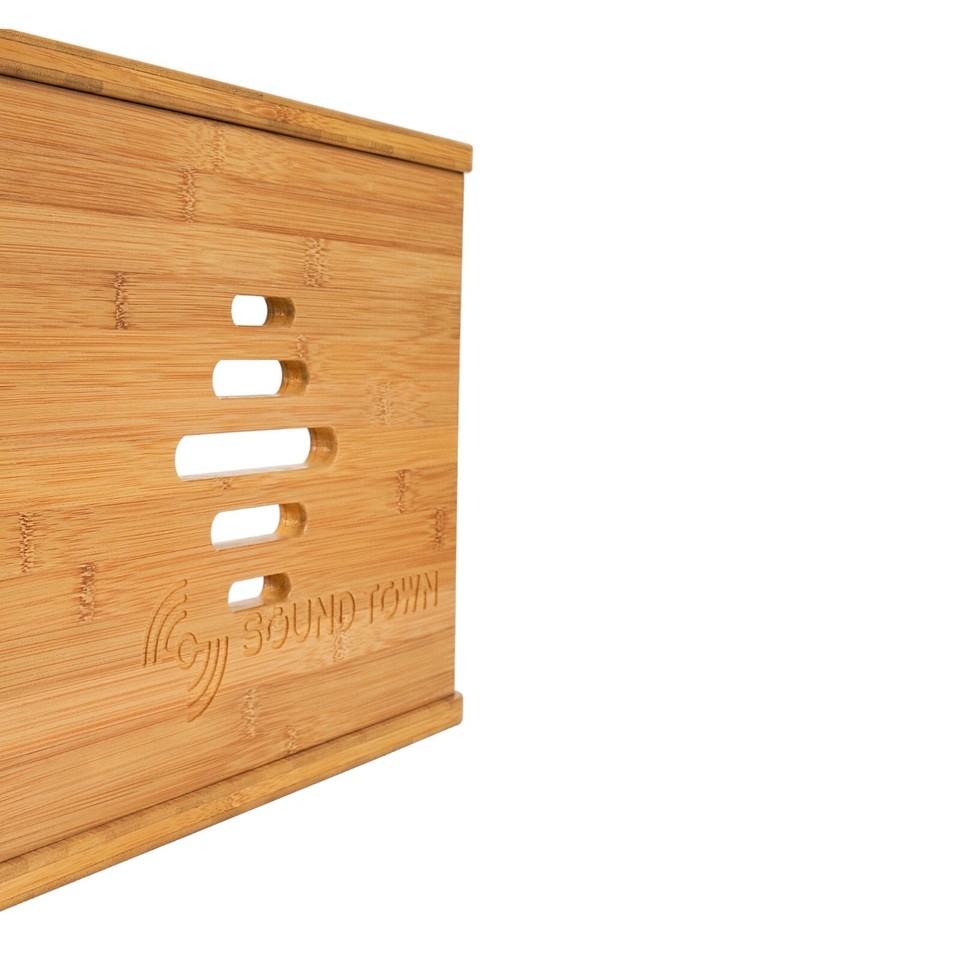 Sound Town DIY 10U Solid Bamboo Studio Rack - 16" Depth, Ventilation ...