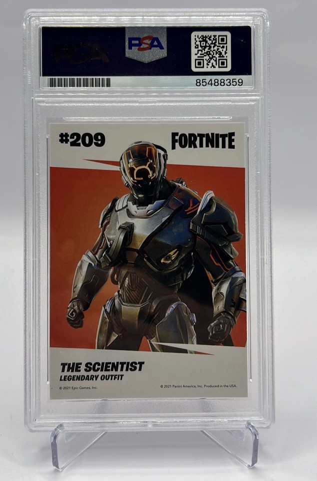 SIGNED JOEL MCHALE 2020 PANINI FORTNITE CARD THE SCIENTIST - SLABBED ...