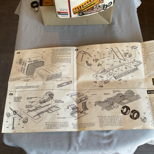 VINTAGE MONOGRAM MATTEL TOM DANIEL S’COOL BUS 1/24 SCALE MODEL CAR KIT ...