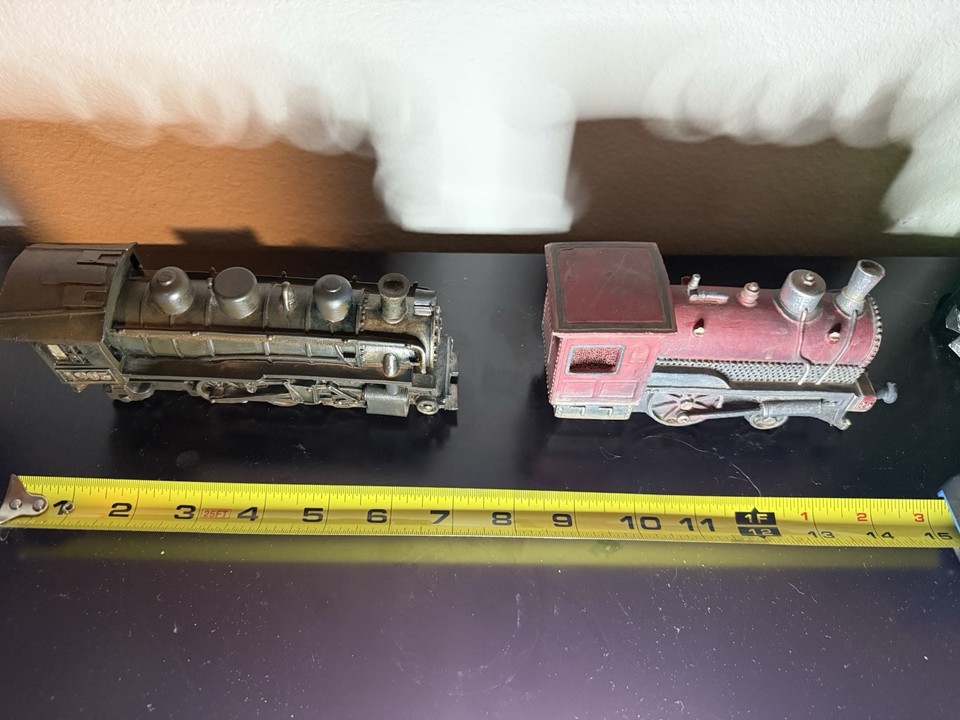 Vintage Locomotive Train Replica 1905 Steam Engine Decor - Lot Of Two ...
