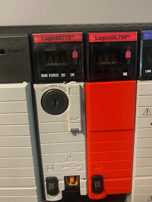 Allen Bradley, PLC Trainer w/Lab. GuardLogix with a 4 slot-Rack, Rack ...