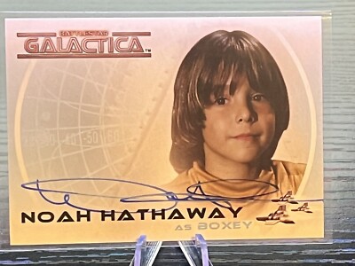 Battlestar Galactica Noah Hathaway as Boxey autograph Card | eBay