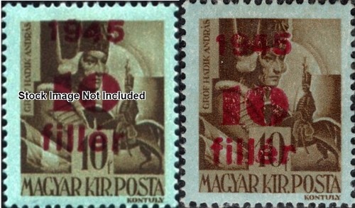 Perfectly Flawed Error - EFO Hungary SN 658 MH - Overprint On Front ...