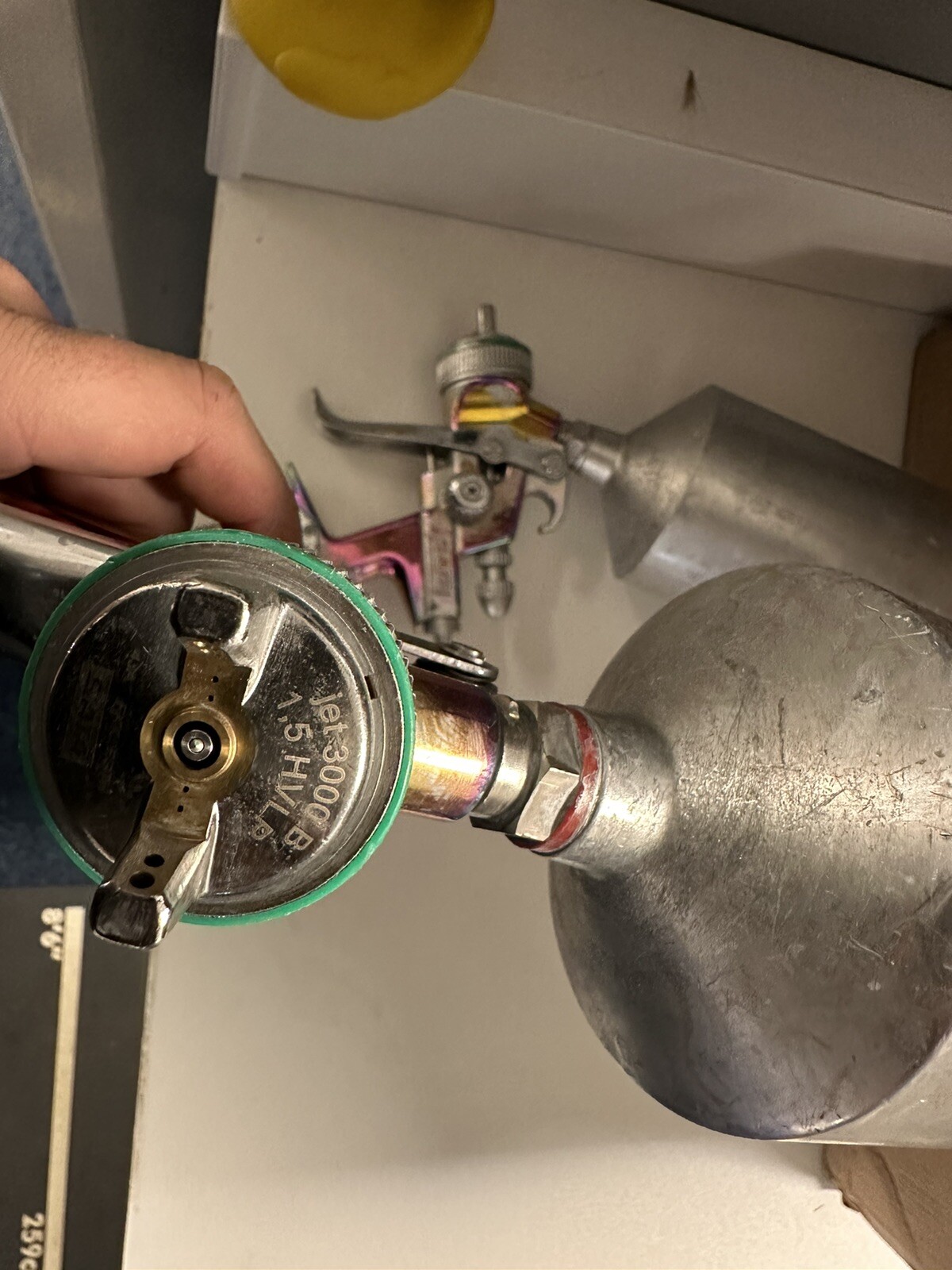 Sata Jet 3000 HVLP Digital 1.5 Spray Gun LIMITED EDITION With Pot | eBay