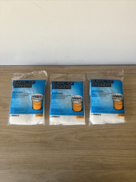 Blue Hawk 2 Pack Plastic Bucket Paint Strainers Fits Container Size 5 ...