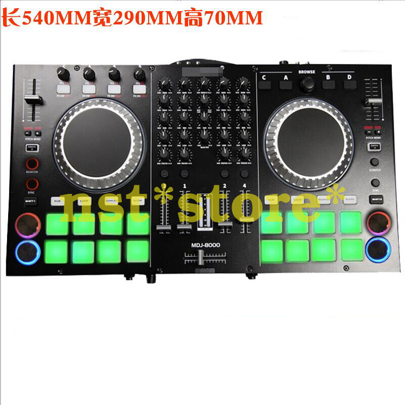 DJ controller MIDI digital computer disc player four-way with pad ...