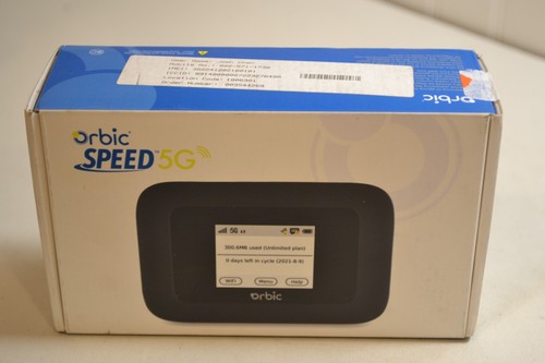 Orbic Speed 5G Mobile Hotspot WIFI Jetpack Modem ORB500L5BVZRT | eBay