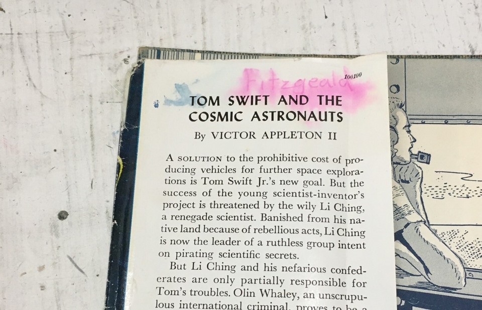 Lof of 9 Different Tom Swift Jr. Adventures Victor Appleton II Books ...
