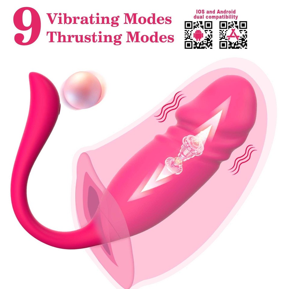 Thrusting Vibrator Rotating Egg Bullet Clit G-Spot Dildo Massager Women Sex Toys | eBay