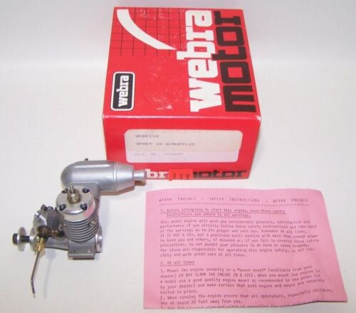 New In Box (Germany/Austria) Webra Sport 10 R/C Model Airplane Engine ...