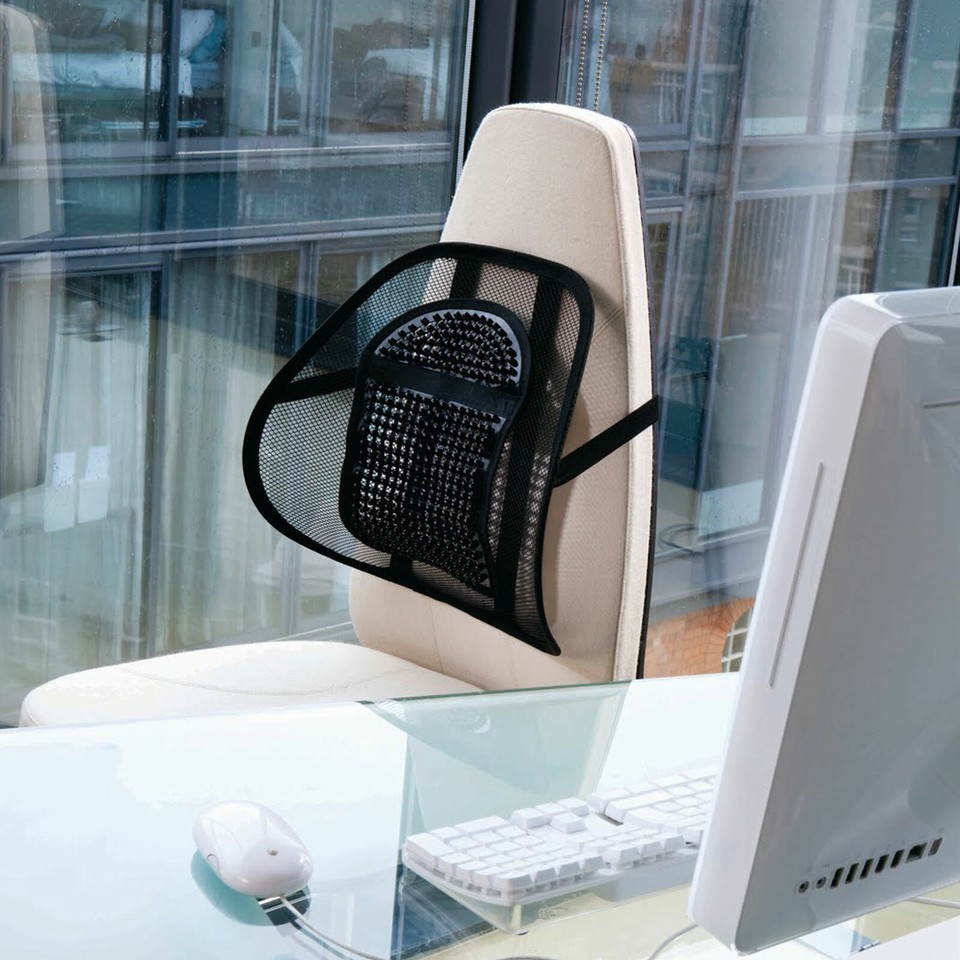 JML Sit Right Back Rest Ergonomic Chair Back Support Elasticated ...