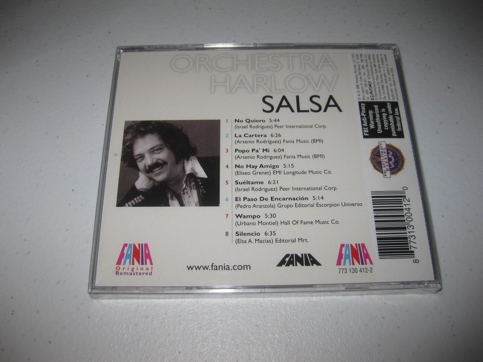 ORCHESTRA HARLOW Salsa LATIN CD FANIA - SALSA - Remastered New & Sealed ...