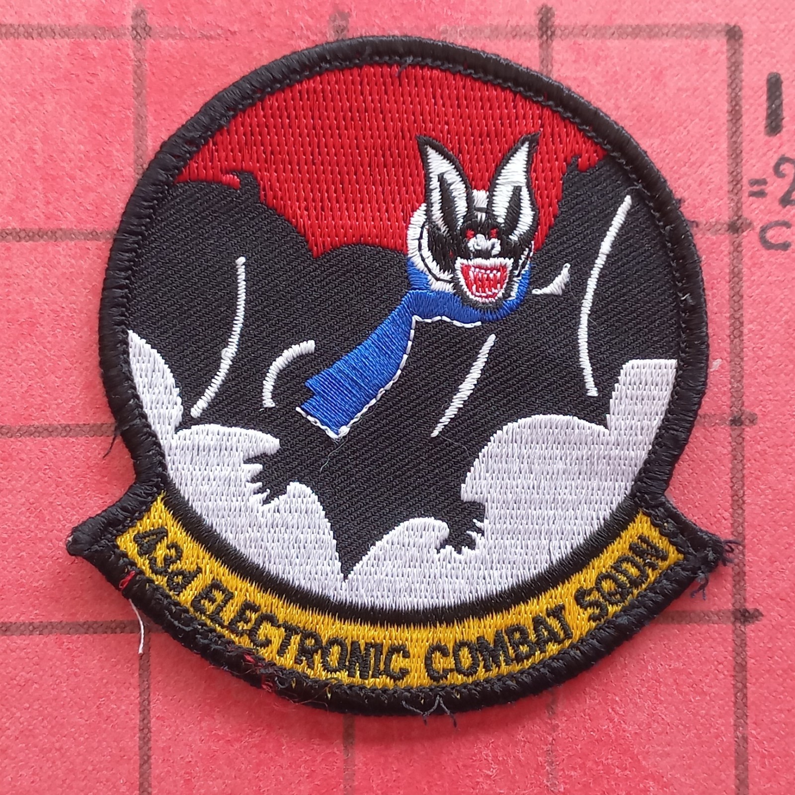 ORIGINAL PATCH USAF AIR FORCE 43 ECS ELECTRONIC COMBAT EC-130 HERCULES ...