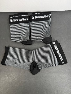 Dr Sock Soothers Socks 3 PR Size XL Anti Fatigue Compression Foot ...