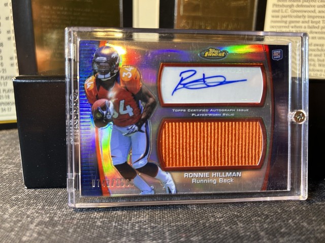 2012 Topps Finest - Autographed Jumbo Relic Refractor #AJR-RH Ronnie ...