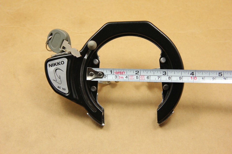 Vintage Bicycle Lock Pad Lock Circular Lock Wheel Lock Set Iron 2 key ...