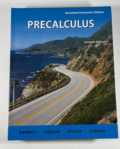 Precalculus 7th edition Annotated Instructor's Ed. 2011 McGraw Hill ...