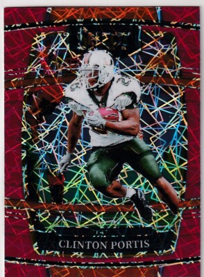 2022 Select Draft Prizms Red Laser Clinton Portis Prizm DR-67 | eBay