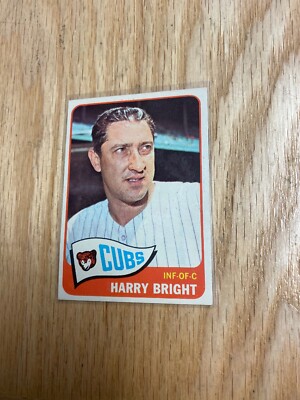 1965 Topps Baseball Harry Bright Chicago Cubs Card #584 | eBay