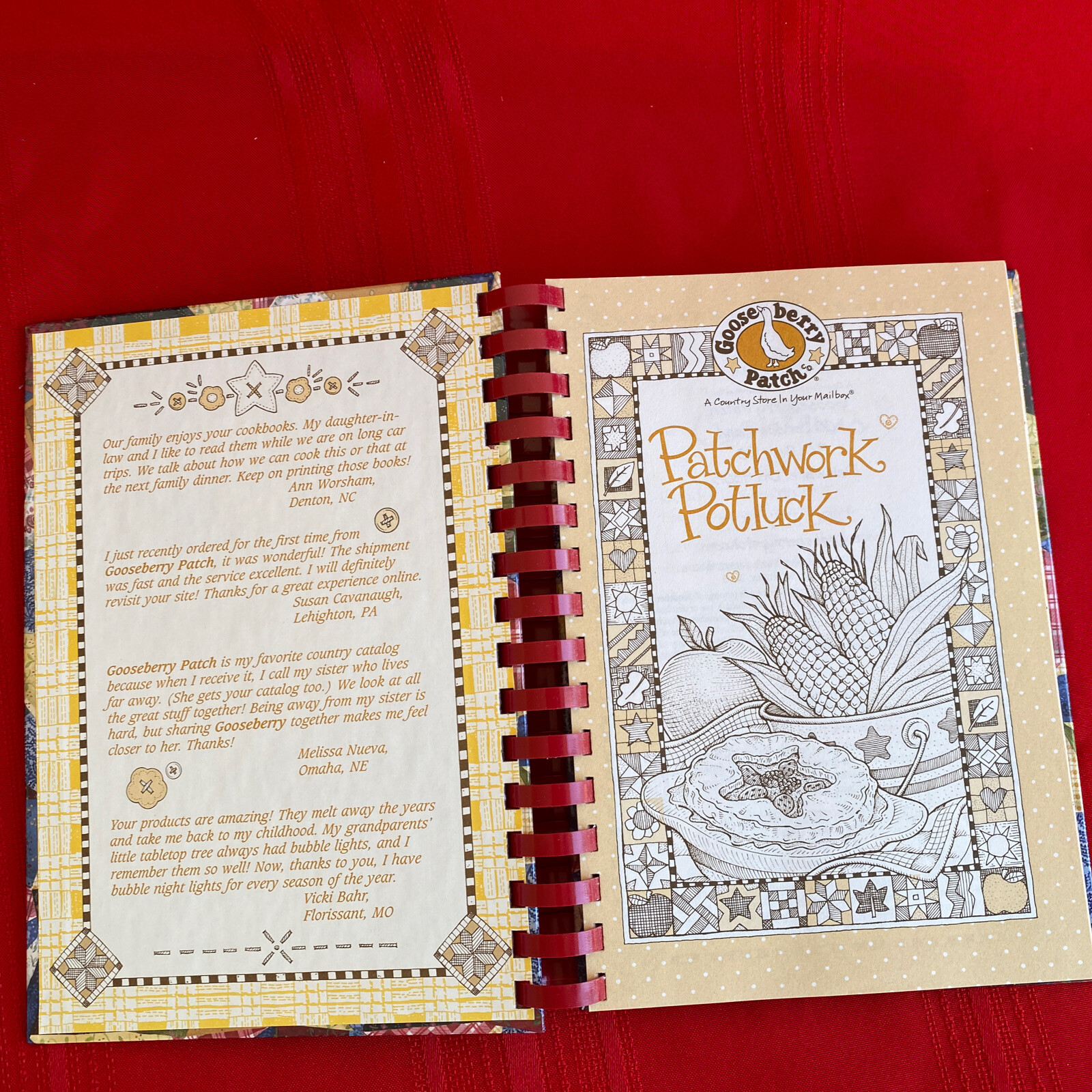 Patchwork Potluck : The Tastiest Recipes for Happy Times and Heartfelt ...