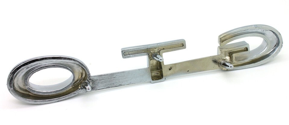 NEW 1969 Pontiac GTO Front Fender Emblems / USA-Made Chrome Side Badge ...