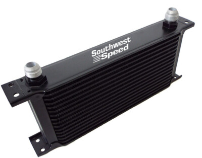 NEW SWS 16 ROW BLACK ALUMINUM OIL COOLER,ENGINE,TRANSMISSION ...