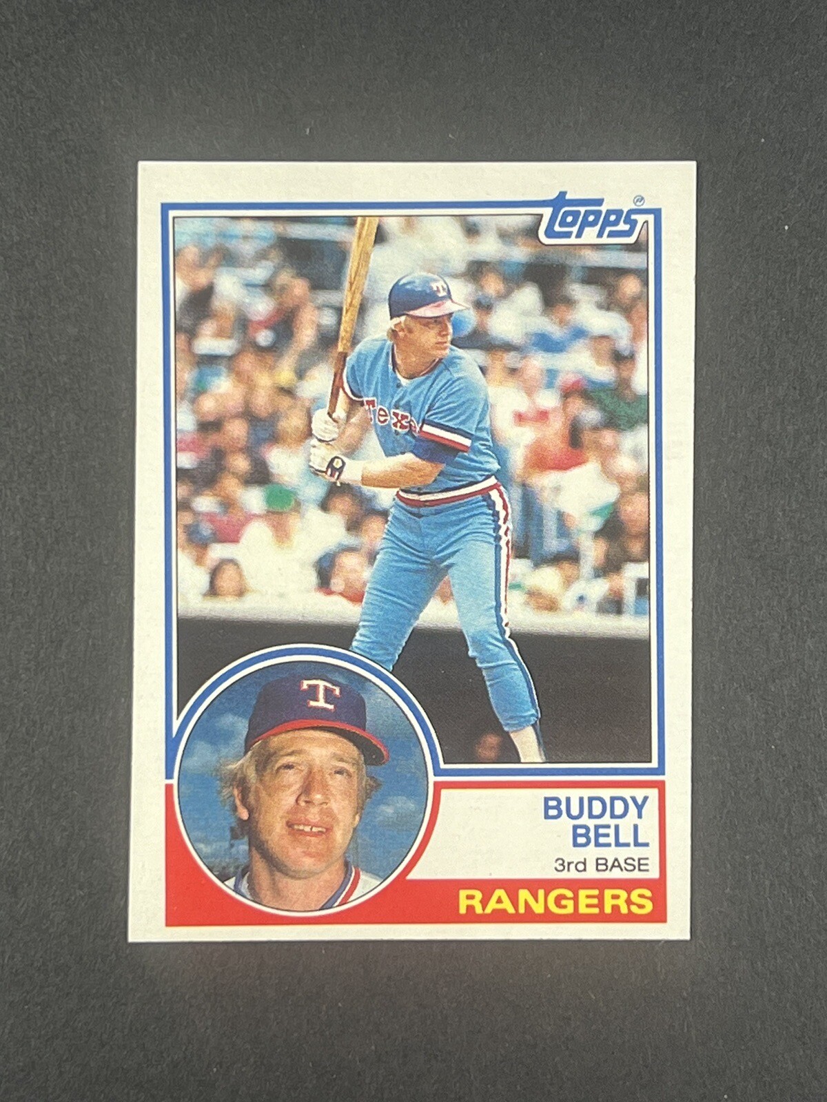 Buddy Bell 1983 Topps #330 Texas Rangers | eBay