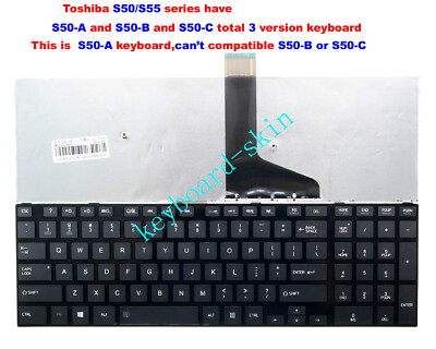 New for Toshiba S55-A S50-A S50D-A S55-A5255 S55-A5256 laptop Keyboard ...