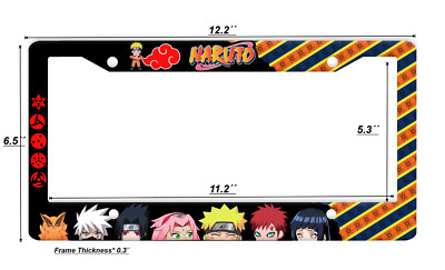 NARUTO License Plate Frame, ANIME | eBay