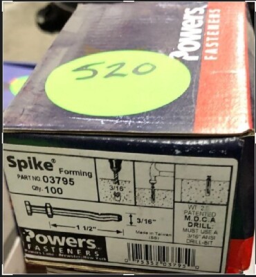 Powers Fastening Innovations 03795 Spike Anchor - 3/1-Inch by 1-1/2 ...