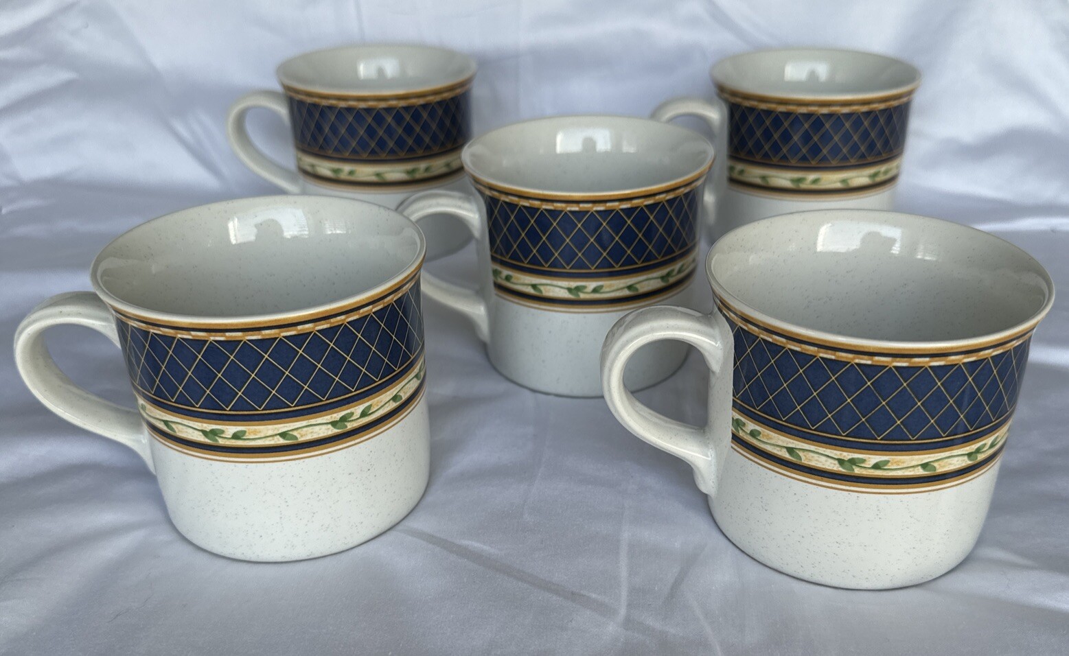 Vintage Studio Nova Regal Isle Flat Cups Set of 5 EUC Classic Pattern ...