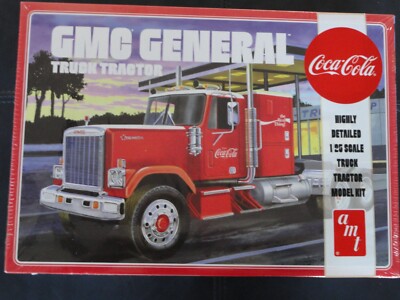 1/25 AMT GMC GENERAL COCA-COLA TRUCK TRACTOR MODEL KIT * FACTORY SEALED ...