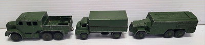 DINKY TOYS MEDIUM ARTILLERY TRACTOR 3-TON ARMY WAGON & ARMOURED COMMAND ...