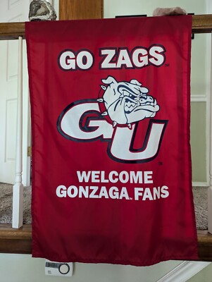 Gonzaga Bulldogs Banner - Welcome Gonzaga Fans - Go Zags | eBay