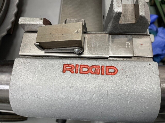 RIDGID 1224 Pipe Threader Sine Bar Assembly Chip Pan Hanger 711 714 Die ...