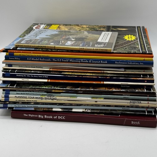 Lot of 23 Model Train Railroad Paperback Books Track Plans~Wiring ...
