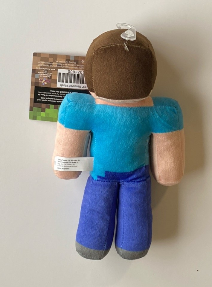 Minecraft Steve 9” Plush Mojang Toy Factory 2022 NWT | eBay