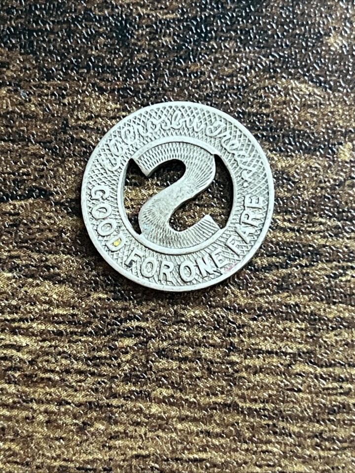 The St. Paul City Ry. Co. Good For One Fare Transit Token Actual Coin ...