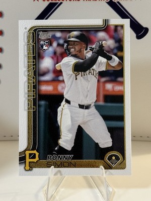 2025 Topps Update Ronny Simon #US111 RC Pittsburgh Pirates Canvas /50 ...