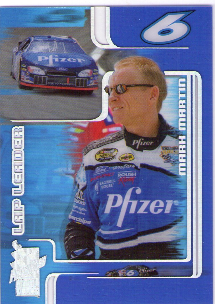 MARK MARTIN 2005 PRESS PASS VIP LAP LEADER PLASTIC CARD #LL1 | eBay