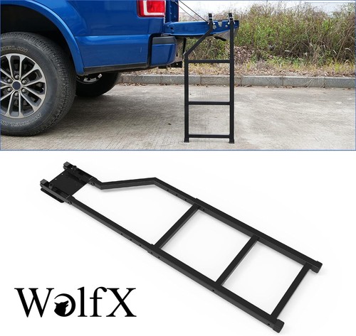 Universal Tailgate Ladder Adjustable Rear Gate Step Ladders For Toyota ...