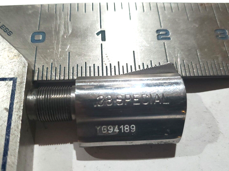 ROSSI MODEL 352 STAINLESS .38 SPEC. REVOLVER PARTS: CYLINDER & 2 ...