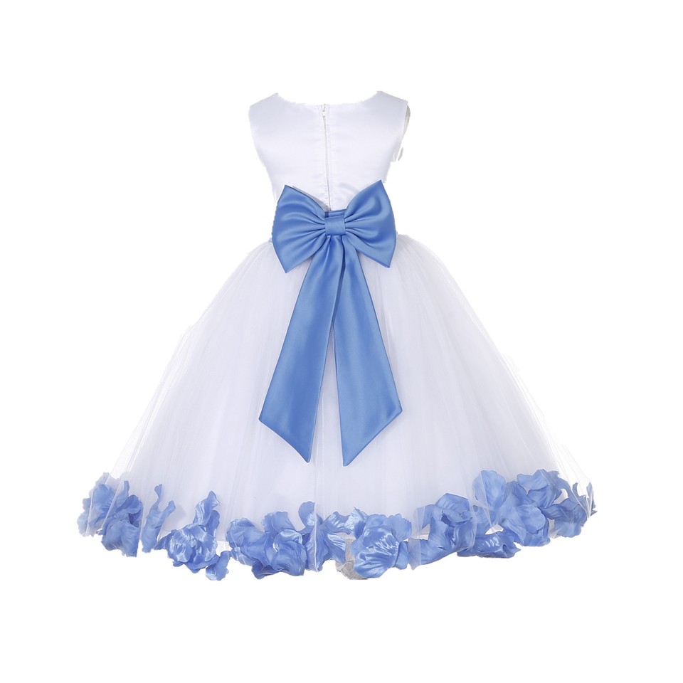 Wedding Flower Girl Dress Birthday Girl Dresses Gradation Pageant Rose ...