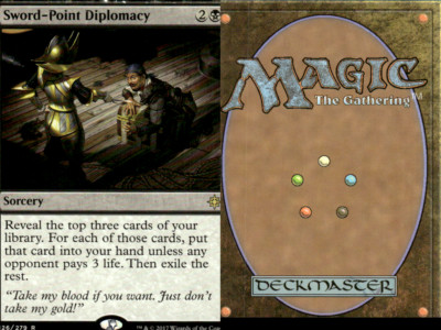 Magic the Gathering -MTG-Sword-point Diplomacy | eBay
