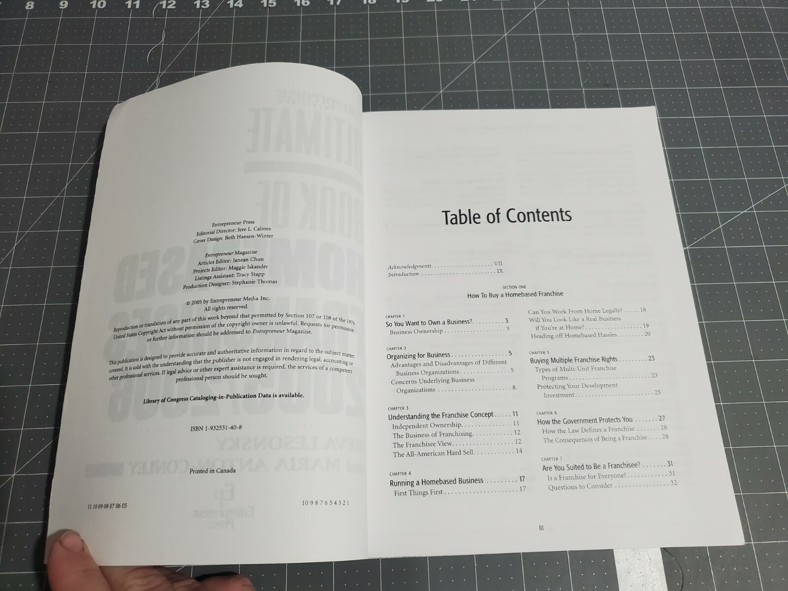 Ultimate Book of Home Based Franchises by Ma Anton-Conley and Rieva ...