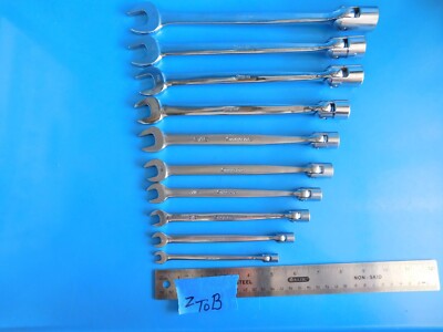 USED, SNAP ON TOOLS " 1/4 IN. THRU 13/16 IN." FLEX HEAD/OPEN HEAD ...