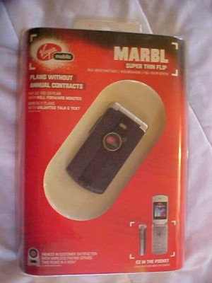 New, Sealed Kyocera MARBL K127 - Black (Virgin Mobile) Slim Flip Cell ...