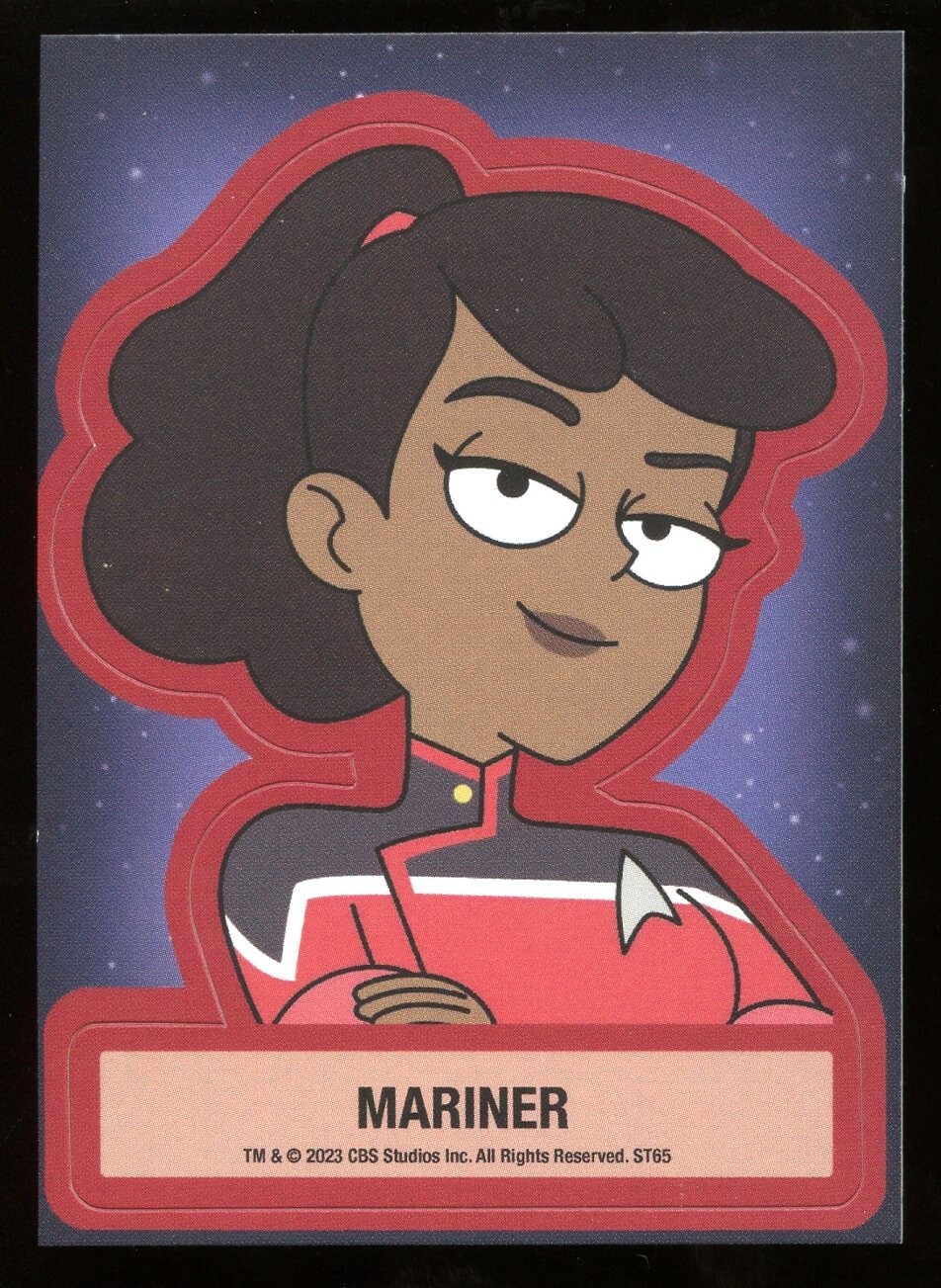 2023 Star Trek: Lower Decks Character Sticker Card ST63 - Dr. Migleemo ...