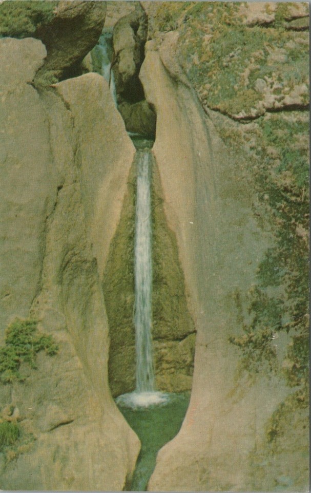 Jasper Alberta Canada Punch Bowl Falls Pocahontas Chrome Vintage Post ...