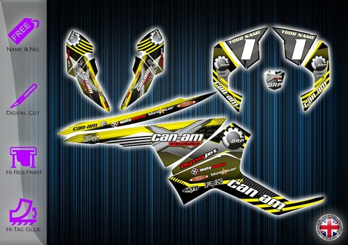 CAN AM RENEGADE STICKERS - GRAPHICS KIT - DECALS CANAM RENEGADE ATV ...